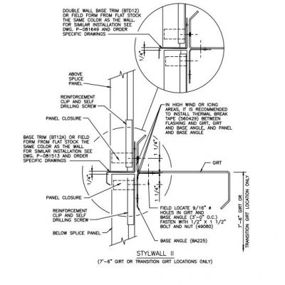 Butler Stacked-wall-detail_specification sheet - Butler Building Parts ...